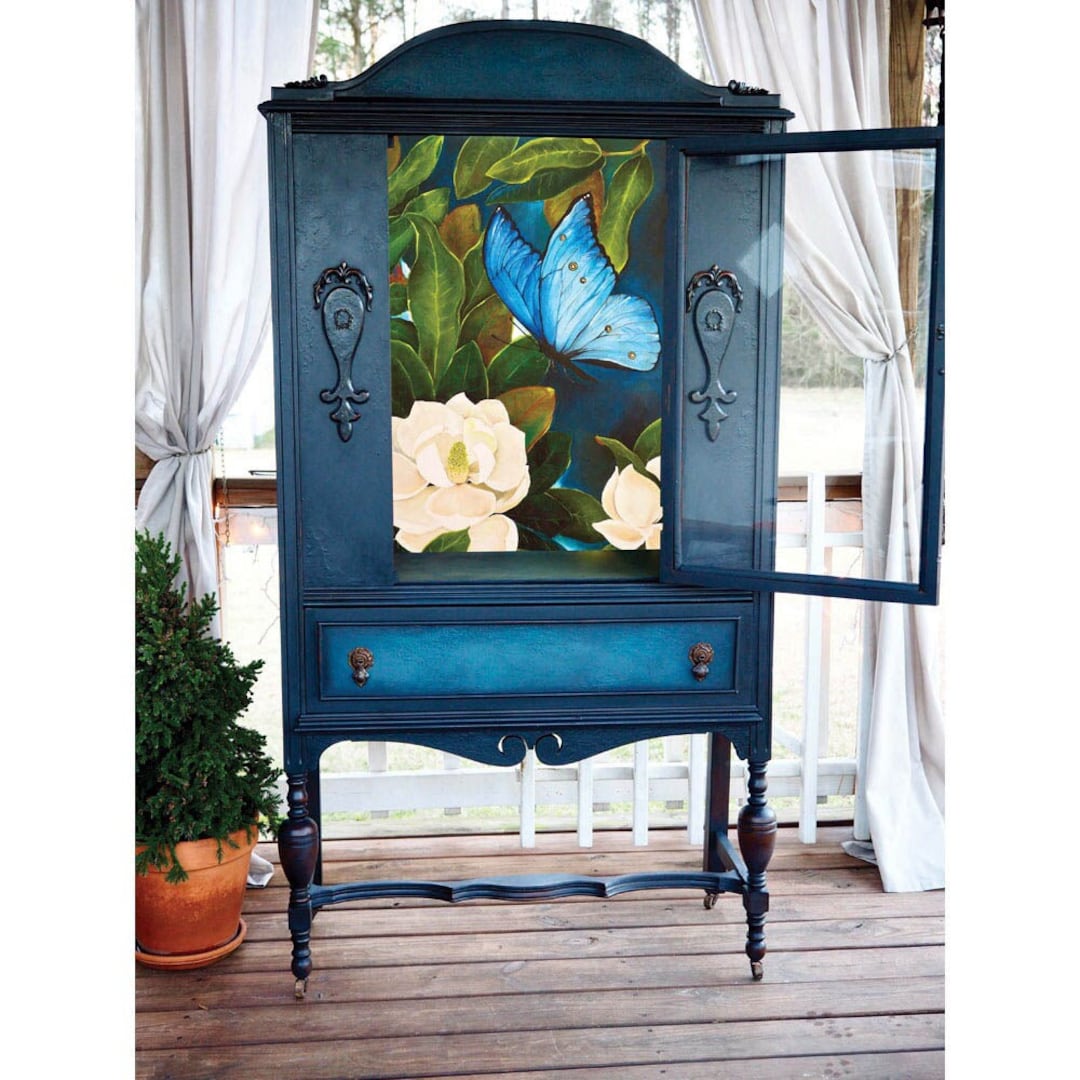 Sapphire Angel A1 Decoupage - Redesign With Prima Mulberry Paper - Etsy