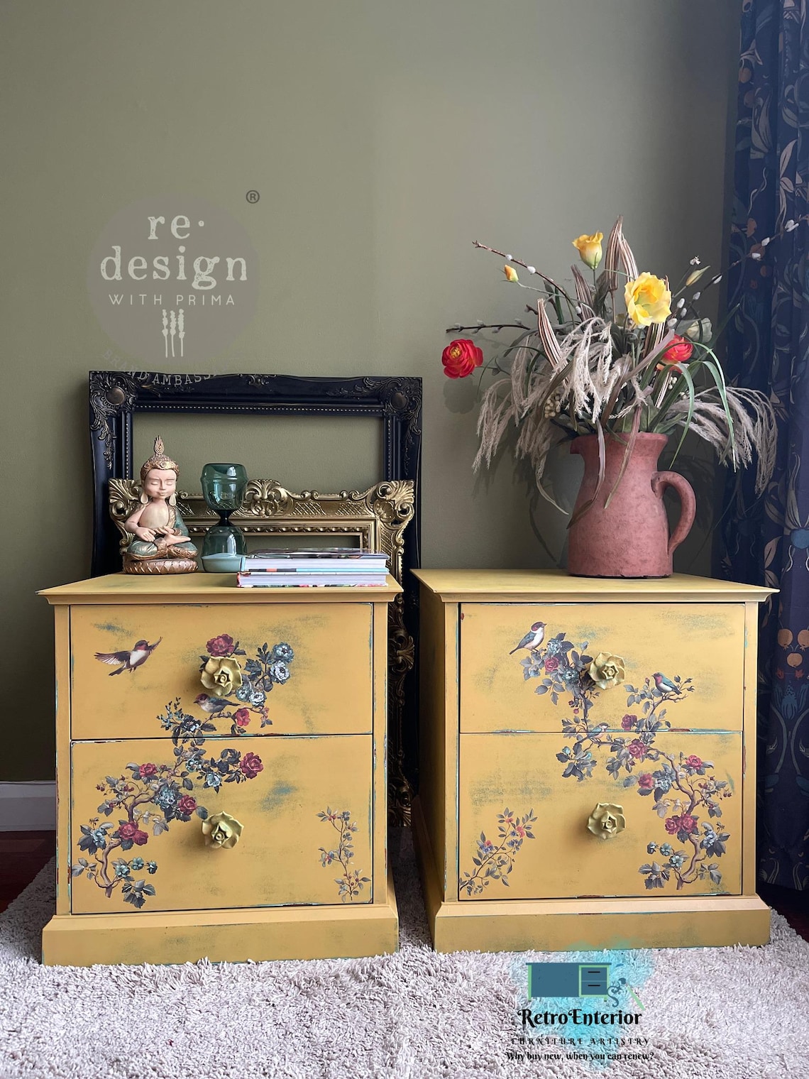 The Rosy Nest Furniture Transfer - Redesign With Prima Middy Decor ...