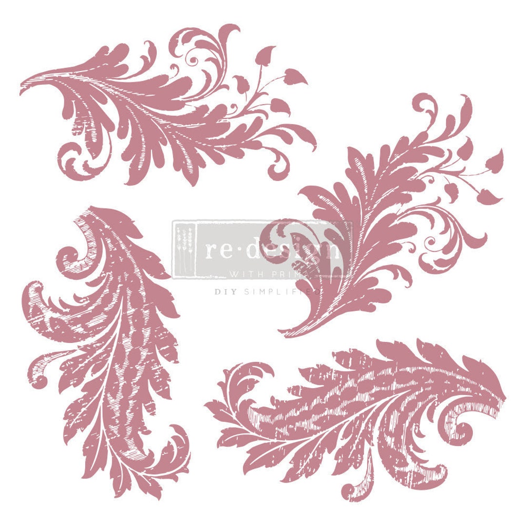 Royal Flourish Decor Stamps Redesign With Prima Clearly Aligned Stamps ...