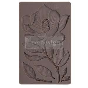 Magnolia Flower - Silicone Mold, Redesign With Prima Decor Mould 5"x 8 ...