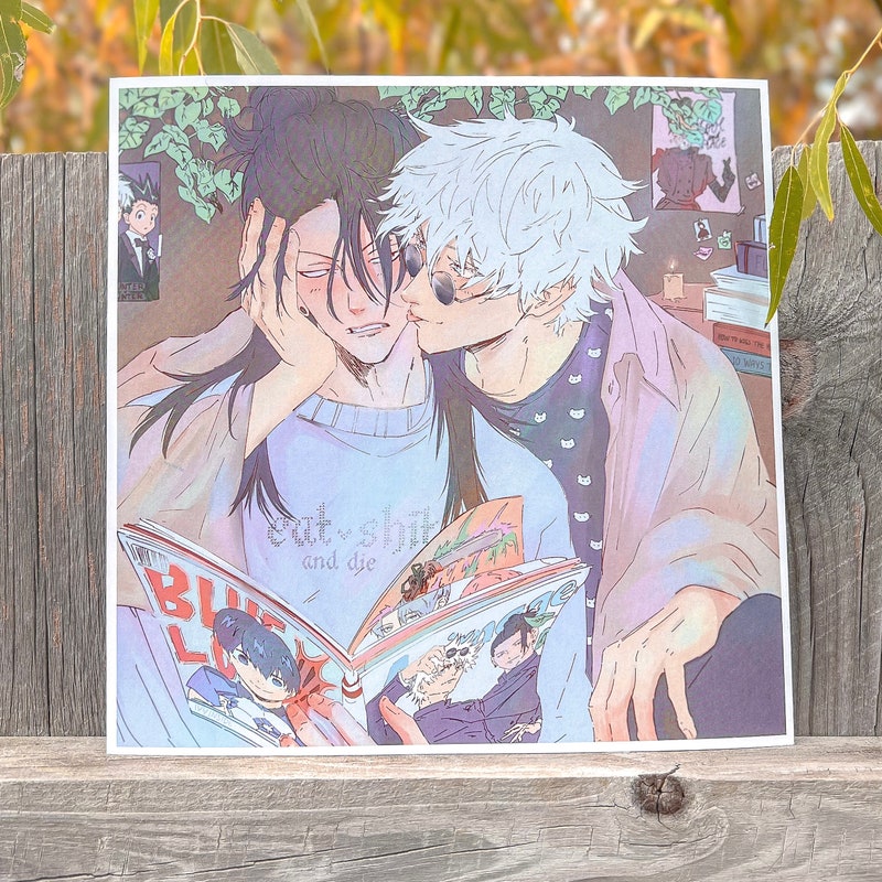 Gojo Geto Print - Etsy