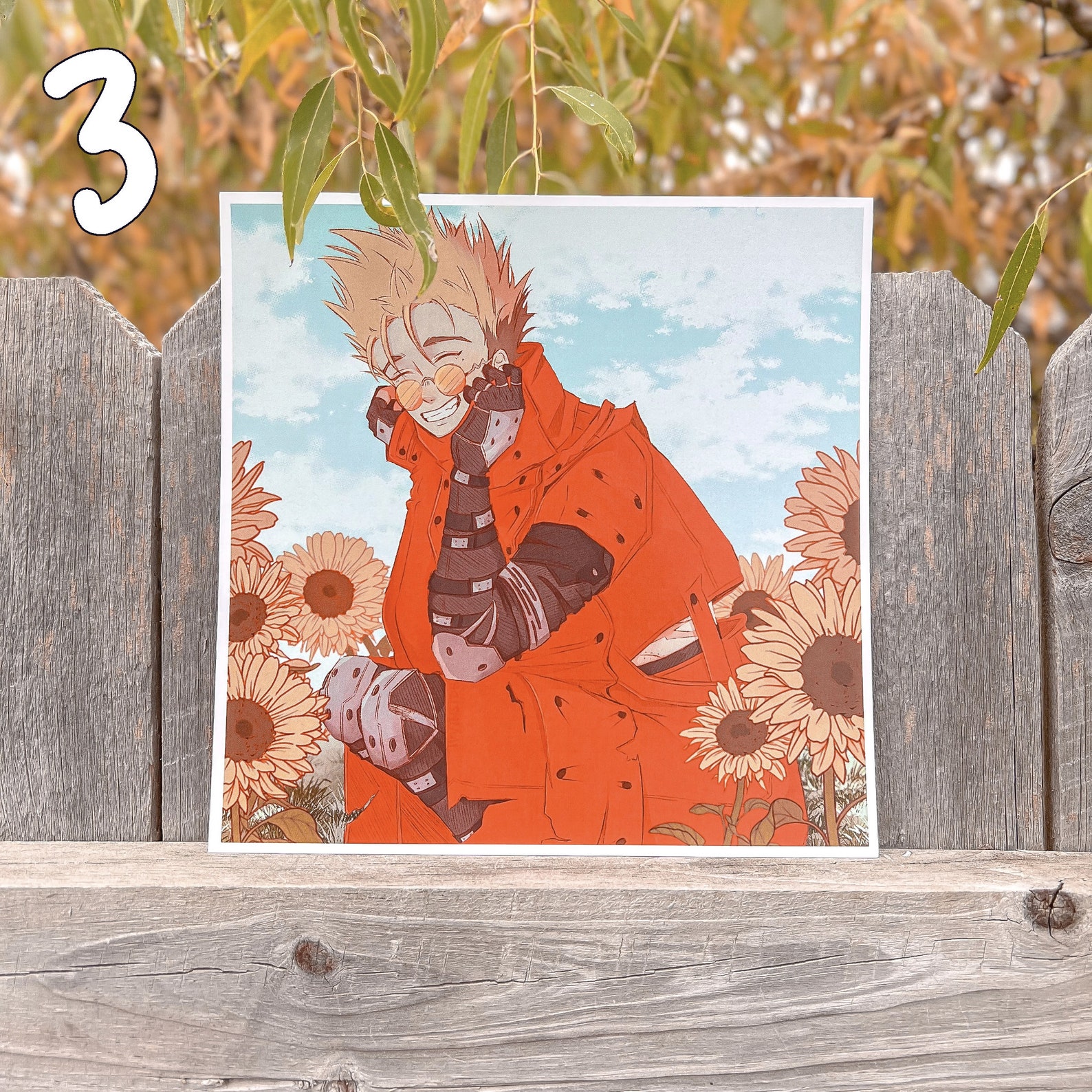 Ivy Art Print - Satosugu Gojo Geto JJK Jujutsu Kaisen - Trigun Vash ...