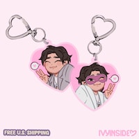 Kpop Demon Hunters Huntrix Saja Boys Rujinu Keychain - Etsy