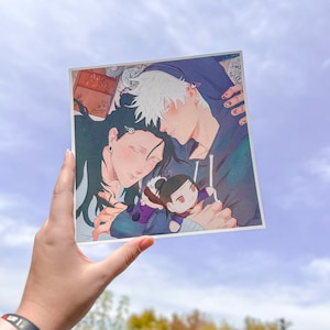 Satosugu Art Print - Plushie Cuddle - Jujutsu Kaisen Sastoru Gojo ...