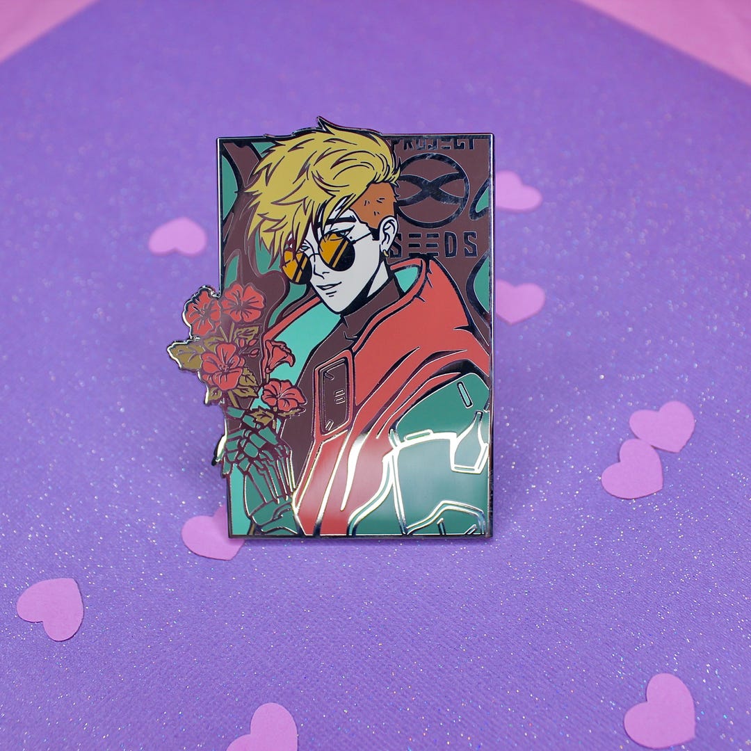 Vash the Stampede - Trigun Hard Enamel Collector Pin - Etsy