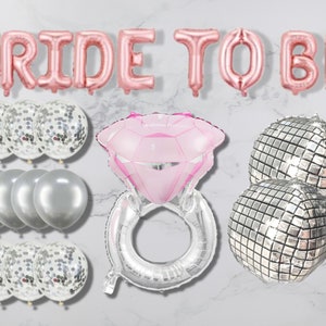 Disco Bachelorette Party Decoration Pink Bride to Be Retro Bachelorette ...