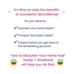 Declutter Planner Declutter Printable Declutter Your Home Fast Guide ...