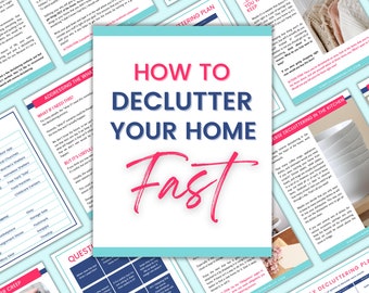 PRINTABLE Ultimate Decluttering Guide Declutter Your Home - Etsy
