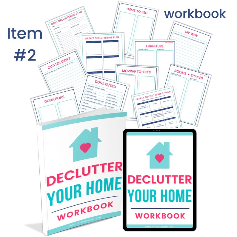 Declutter Planner Declutter Printable Declutter Your Home Room-by-room ...