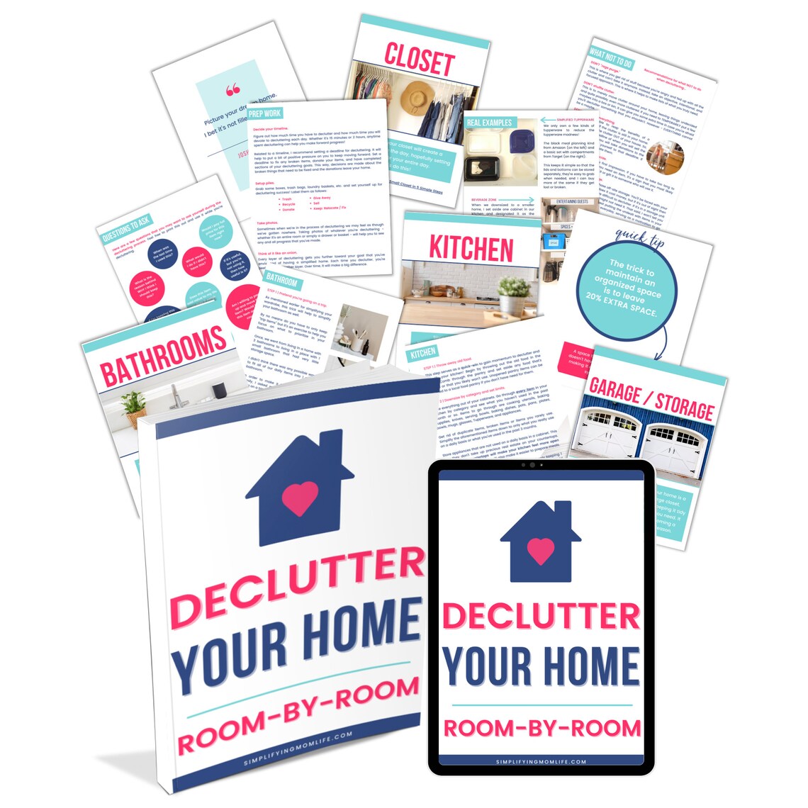 Declutter Planner | Declutter Printable | Declutter Checklist ...