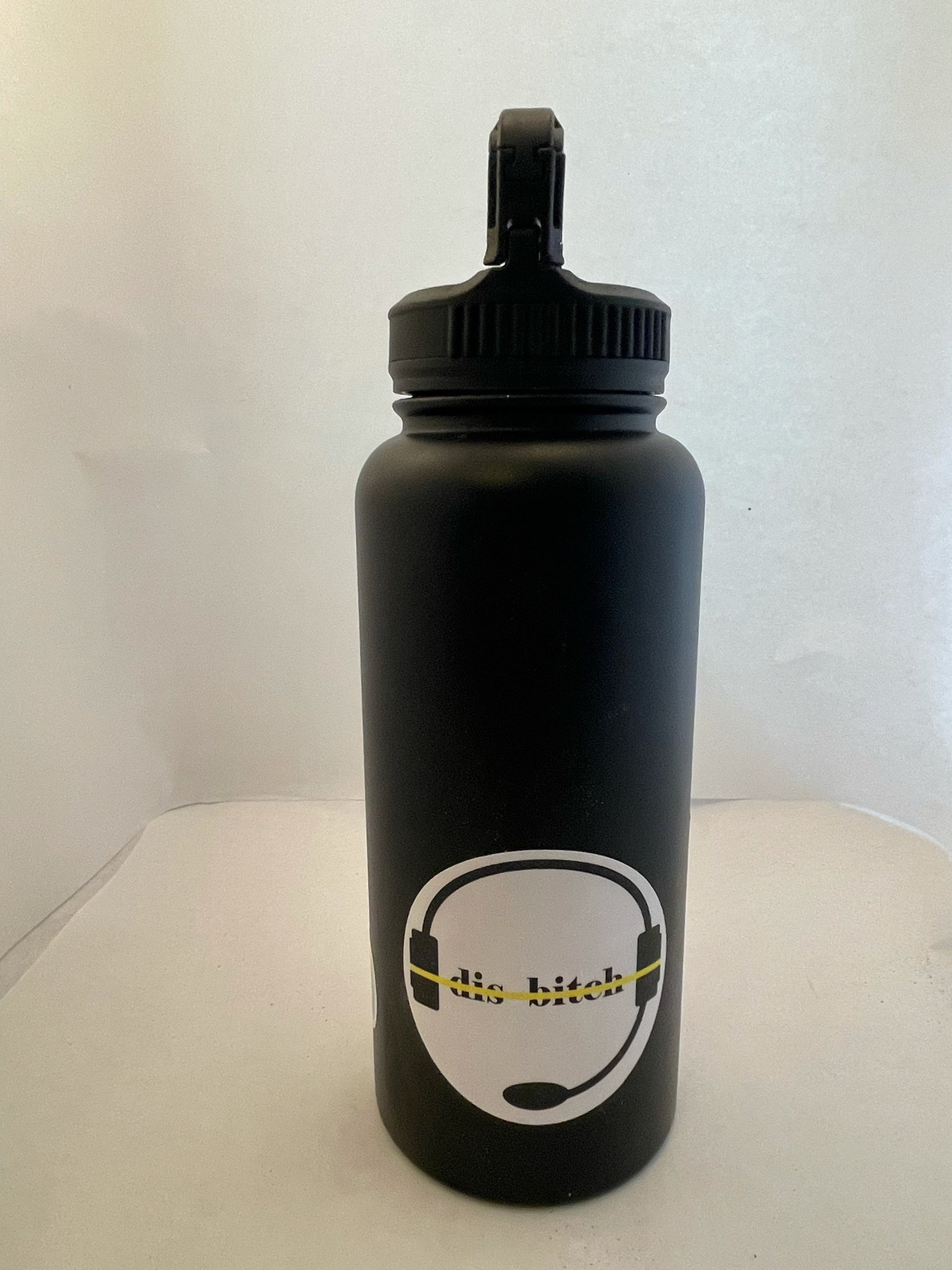 Thin Gold Line Dis Bitch dispatch Headset Sticker | Etsy