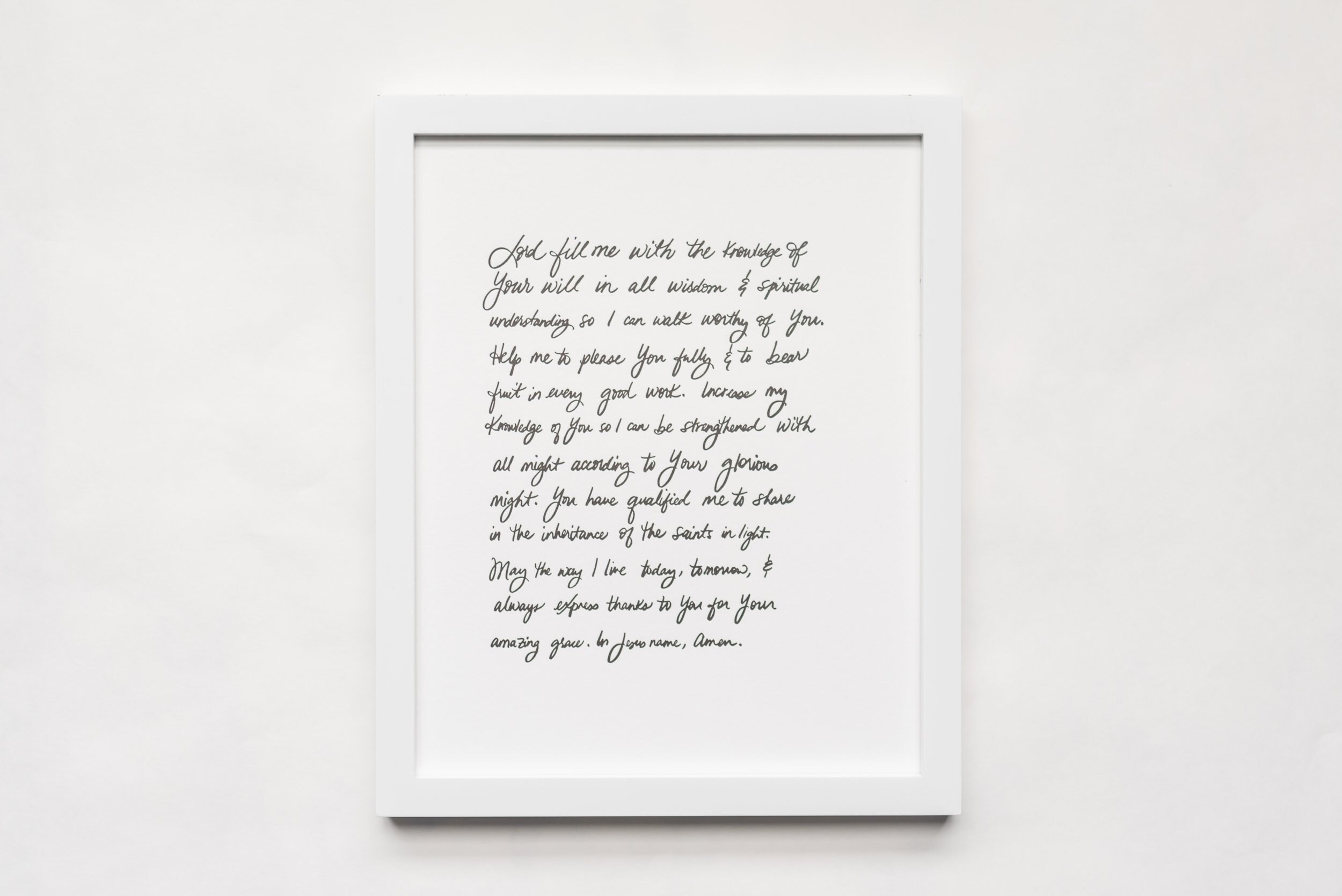 Lord, Fill Me Prayer Bible Print - Etsy
