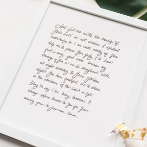 Lord, Fill Me Prayer Bible Print - Etsy