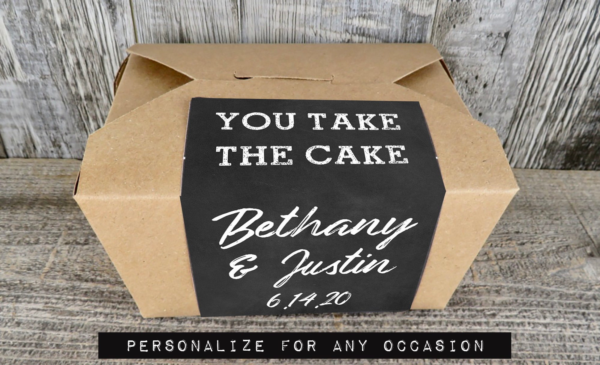 Cake Boxes Personalized Wedding Cake Take Out Boxes - Etsy