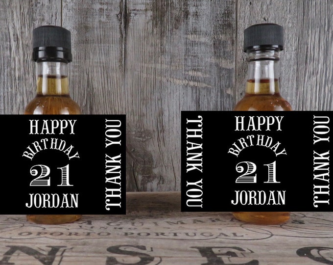 Personalized Mini Liquor Labels Waterproof Custom Favor Labels Liquor ...
