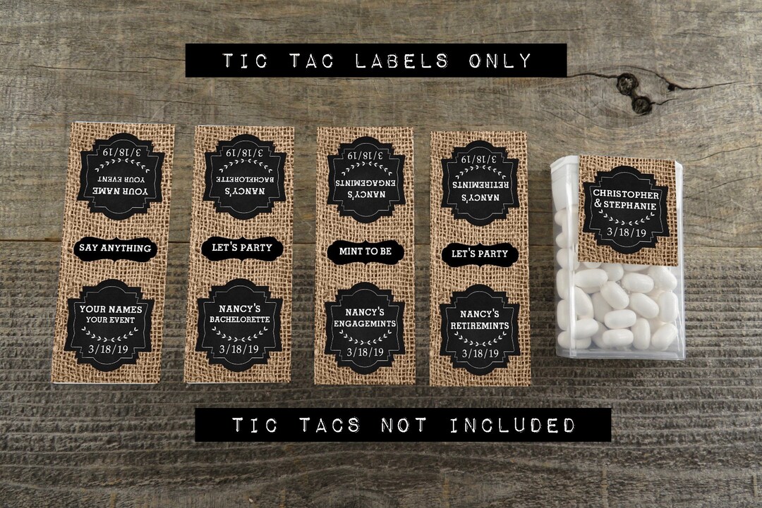 Personalized Mint Favor Stickers Mint Favor Labels Mint to Be ...