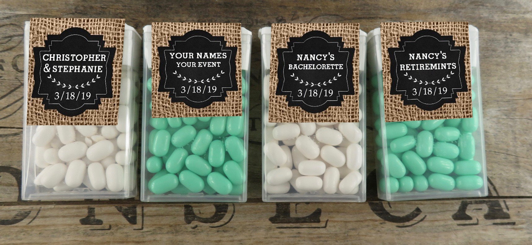 Personalized Mint Favor Stickers Mint Favor Labels Mint to | Etsy