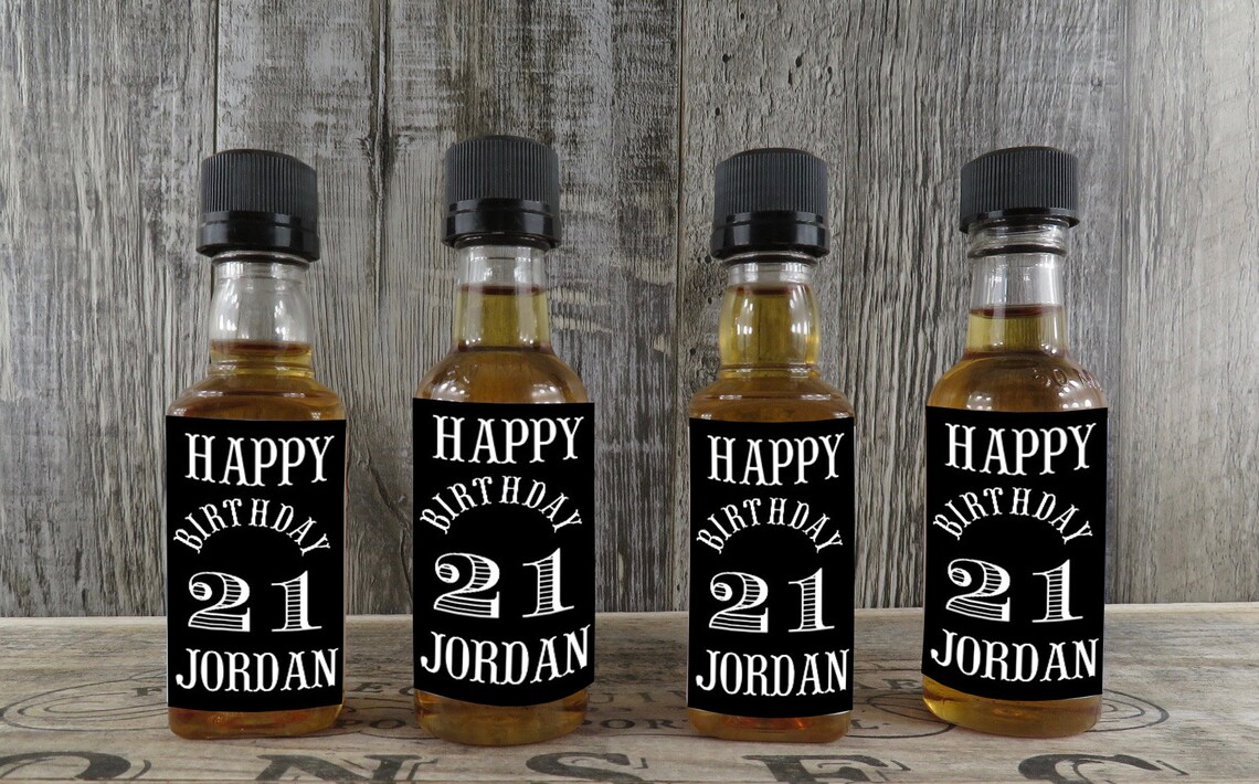 Personalized Mini Liquor Labels Waterproof Custom Favor - Etsy