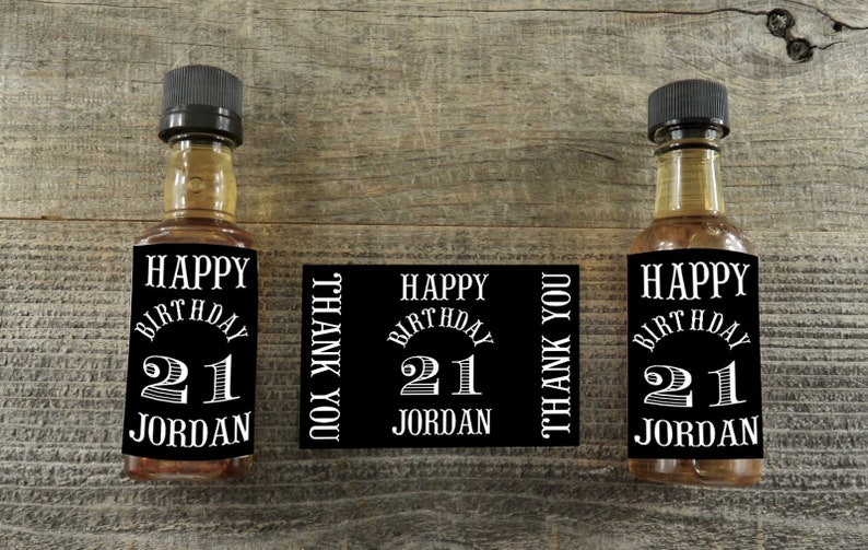 Personalized Mini Liquor Labels Waterproof Custom Favor - Etsy