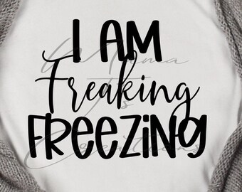 Freaking Freezing Png - Etsy