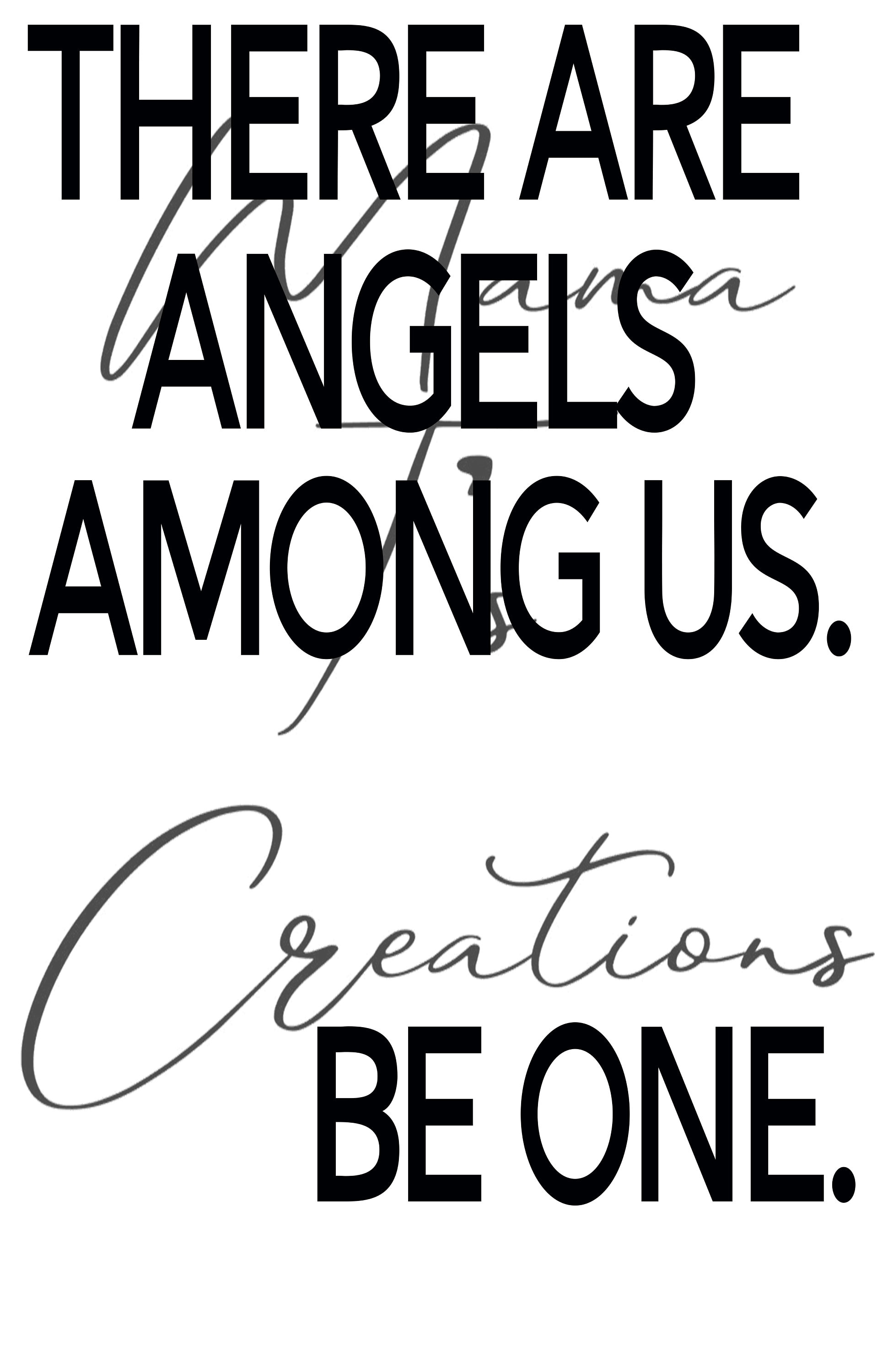 There Are Angels Among Us Be One Sublimation or Vinyl Digital File ...