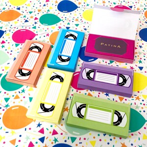 Retro VHS Tapes - Gift Card Holders, Party Favor Gift Boxes, Paper Toy ...