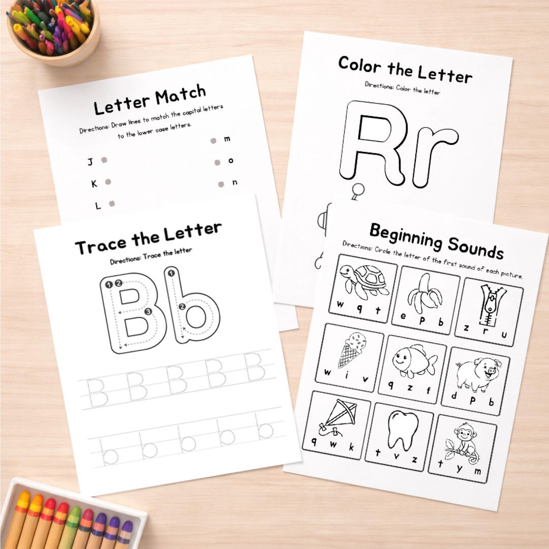 Preschool Alphabet Activities | Letter Recognition, Sounds, Tracing ...