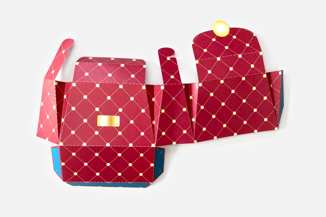 Purse Party Favor Gift Boxes - Printable PDF - Instant Download - Etsy