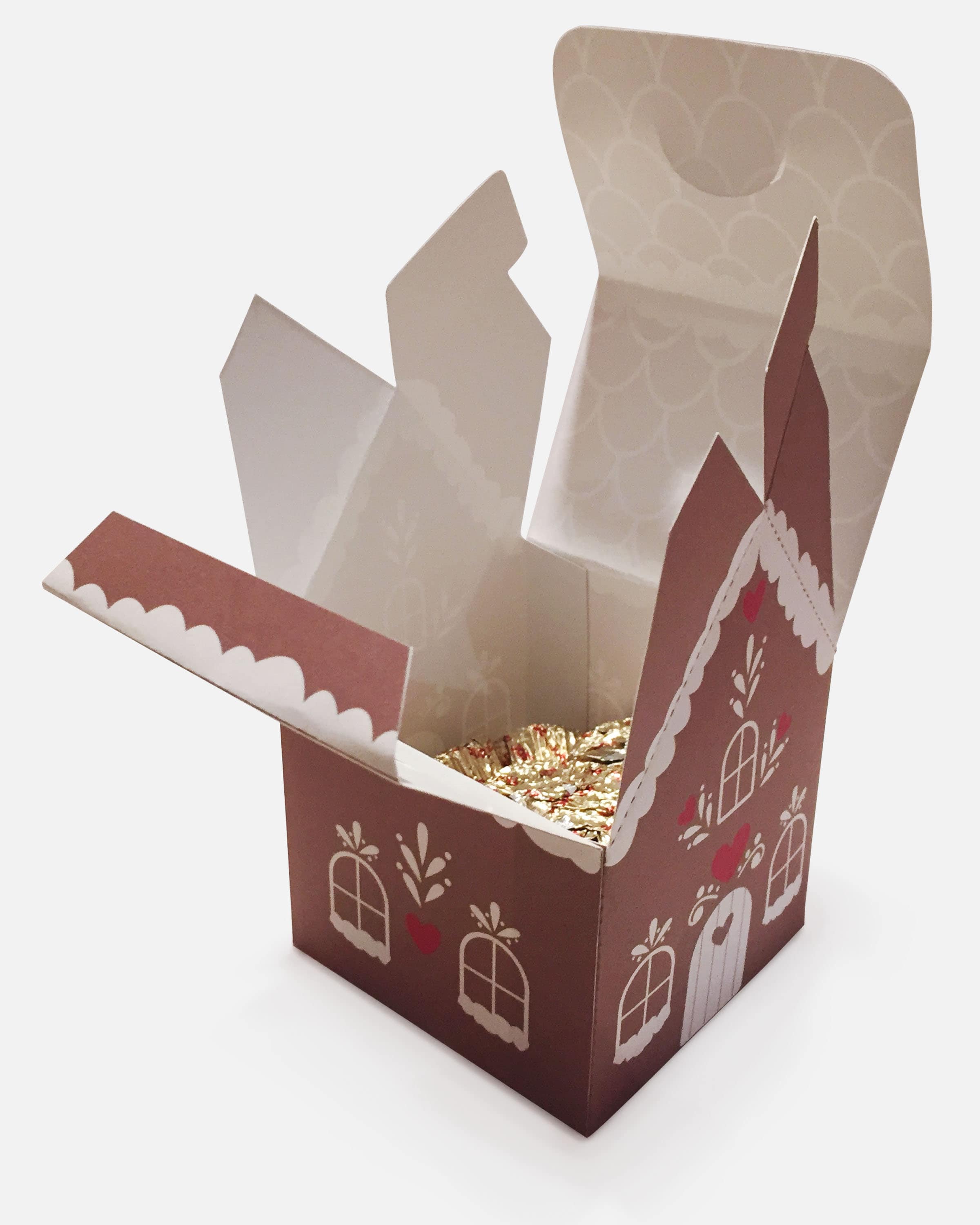 Gingerbread House Gift Boxes Printable PDF Instant Download - Etsy