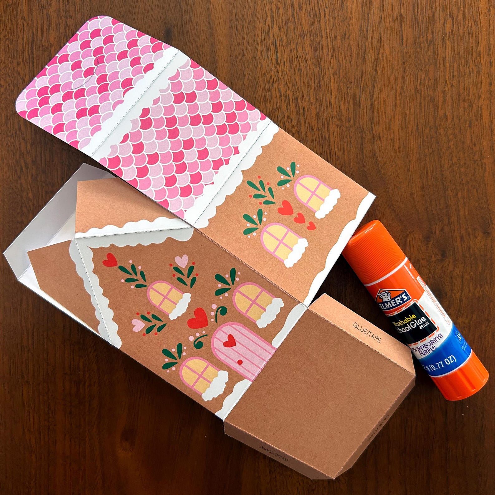 Gingerbread House Favor Box - Christmas Printable Gift Boxes - Holiday ...