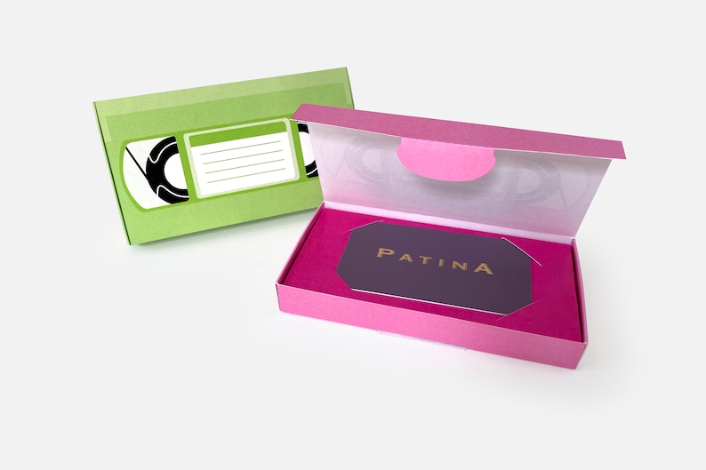 Retro VHS Tapes Gift Card Holders Party Favor Gift Boxes - Etsy