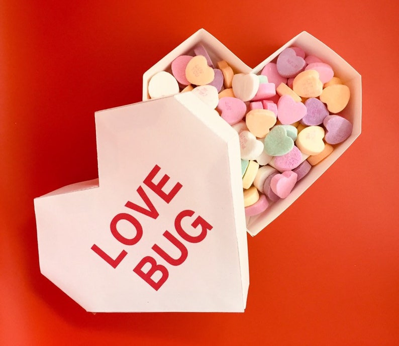 Heart Conversation Gift Boxes - 7 Colors - Printable PDF - Instant ...