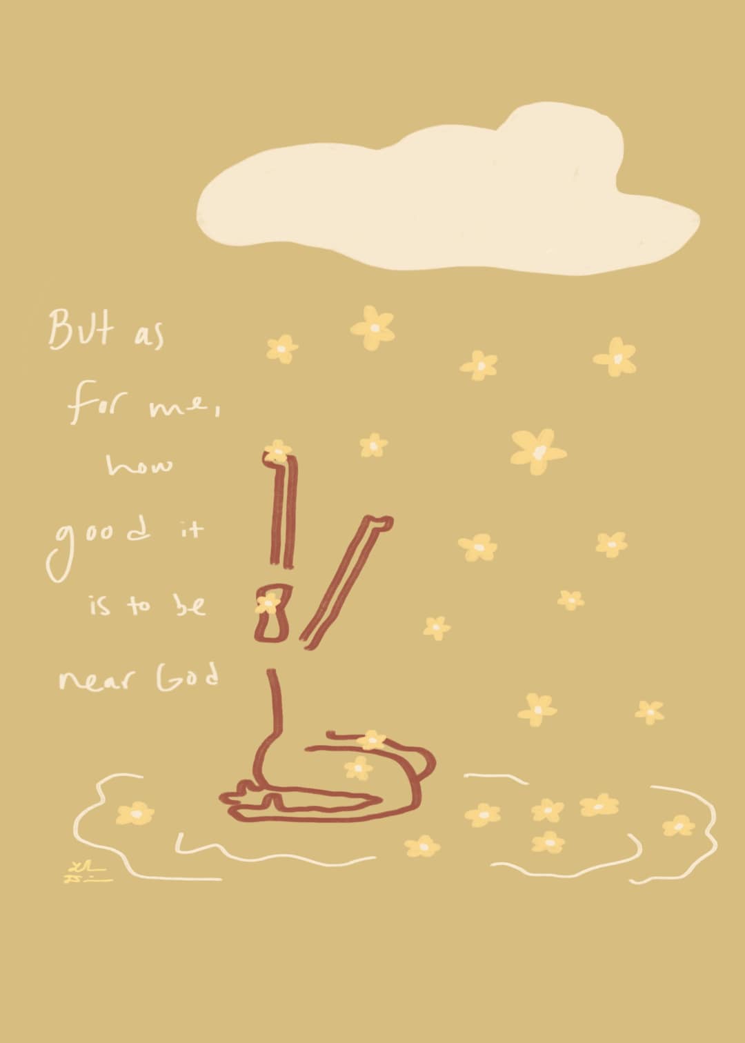 How Good It is to Be Near God Psalm 73 // Digital Art Print - Etsy