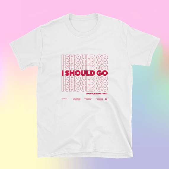 I Should Go Mass Effect Commander Shepard Inspired Unisex Etsy