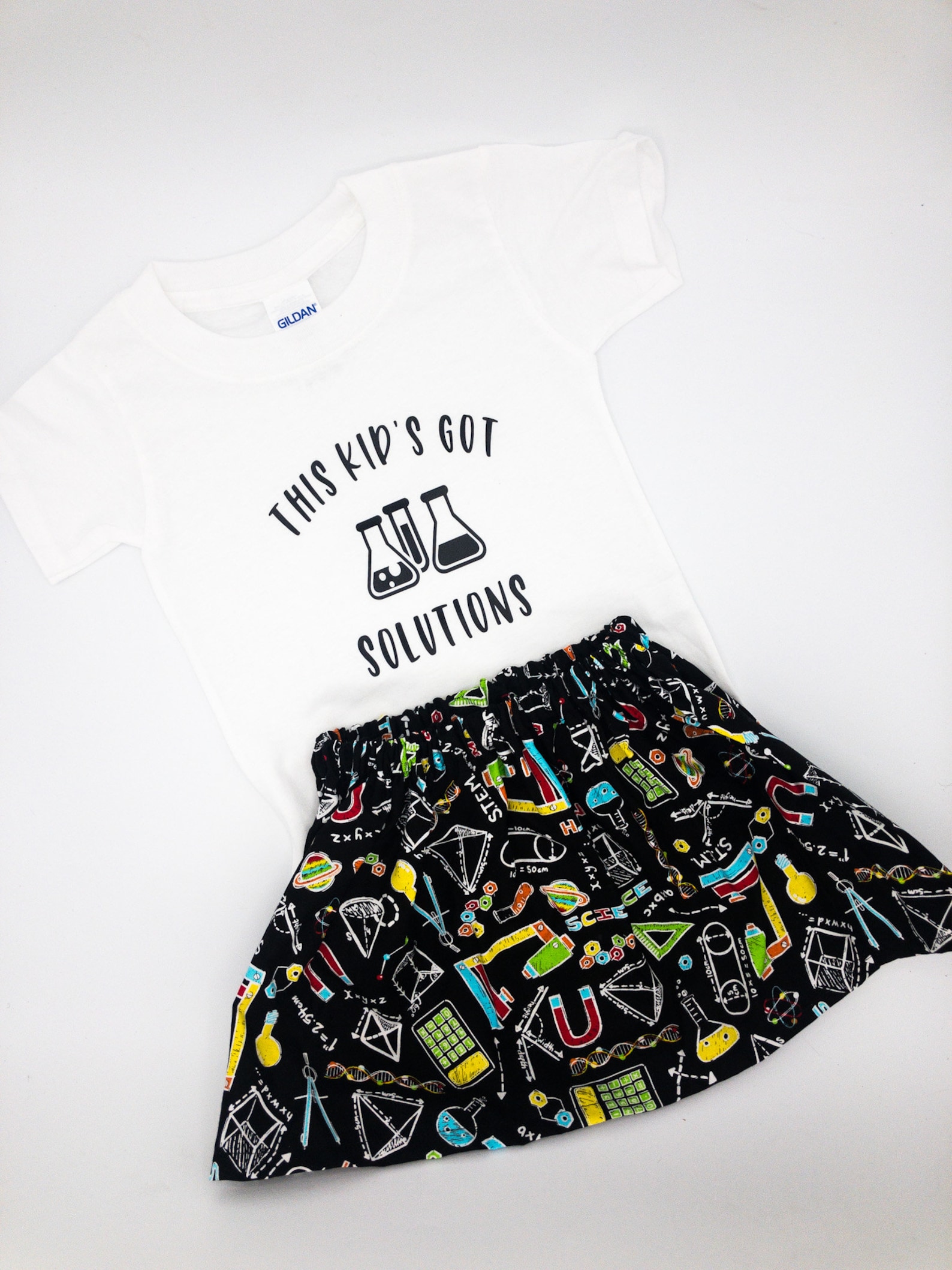 STEM Skirt Stem Clothes For Girls Science Skirt DNA Skirt | Etsy