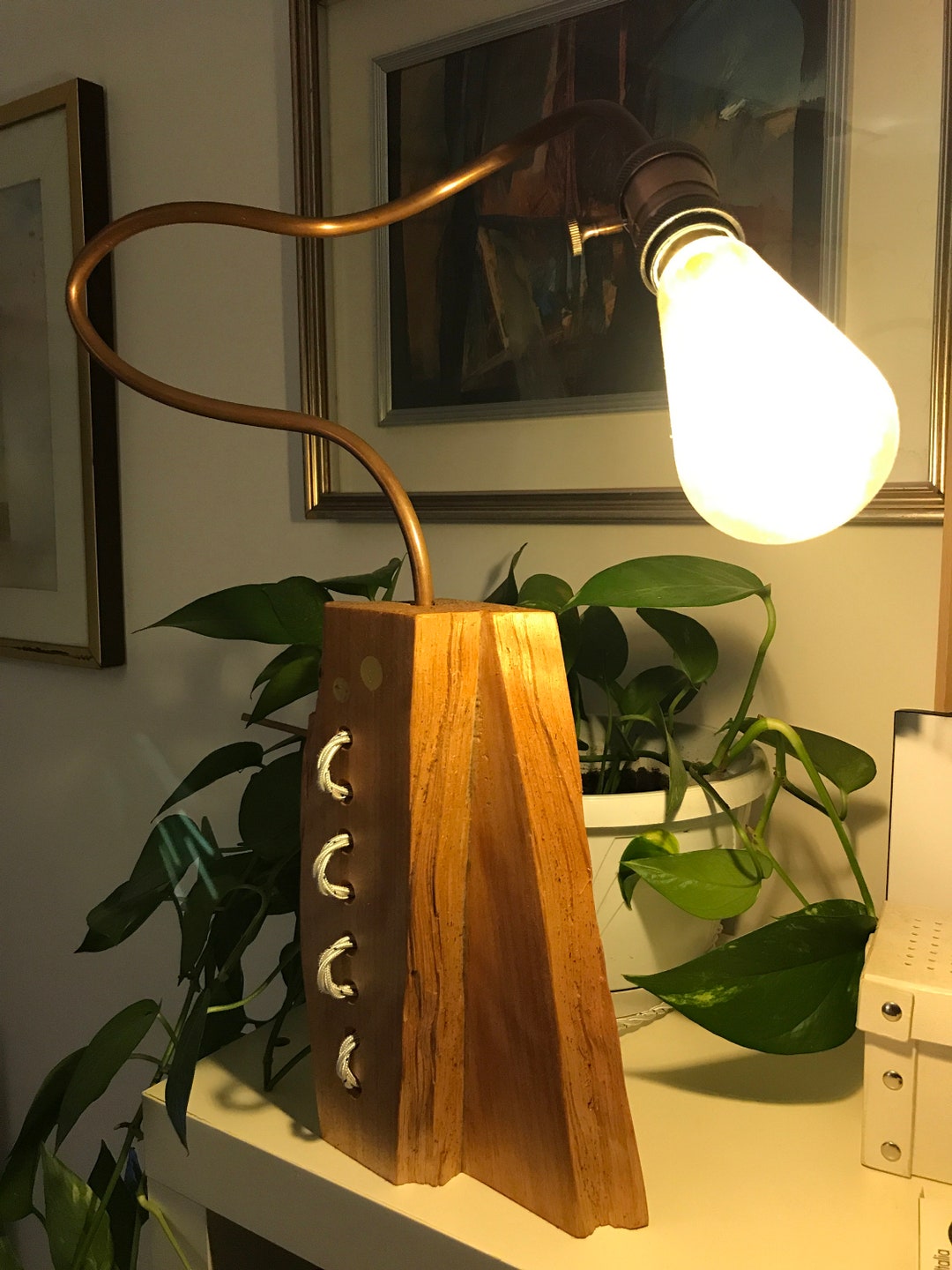 Wound Lamp Wood - Etsy