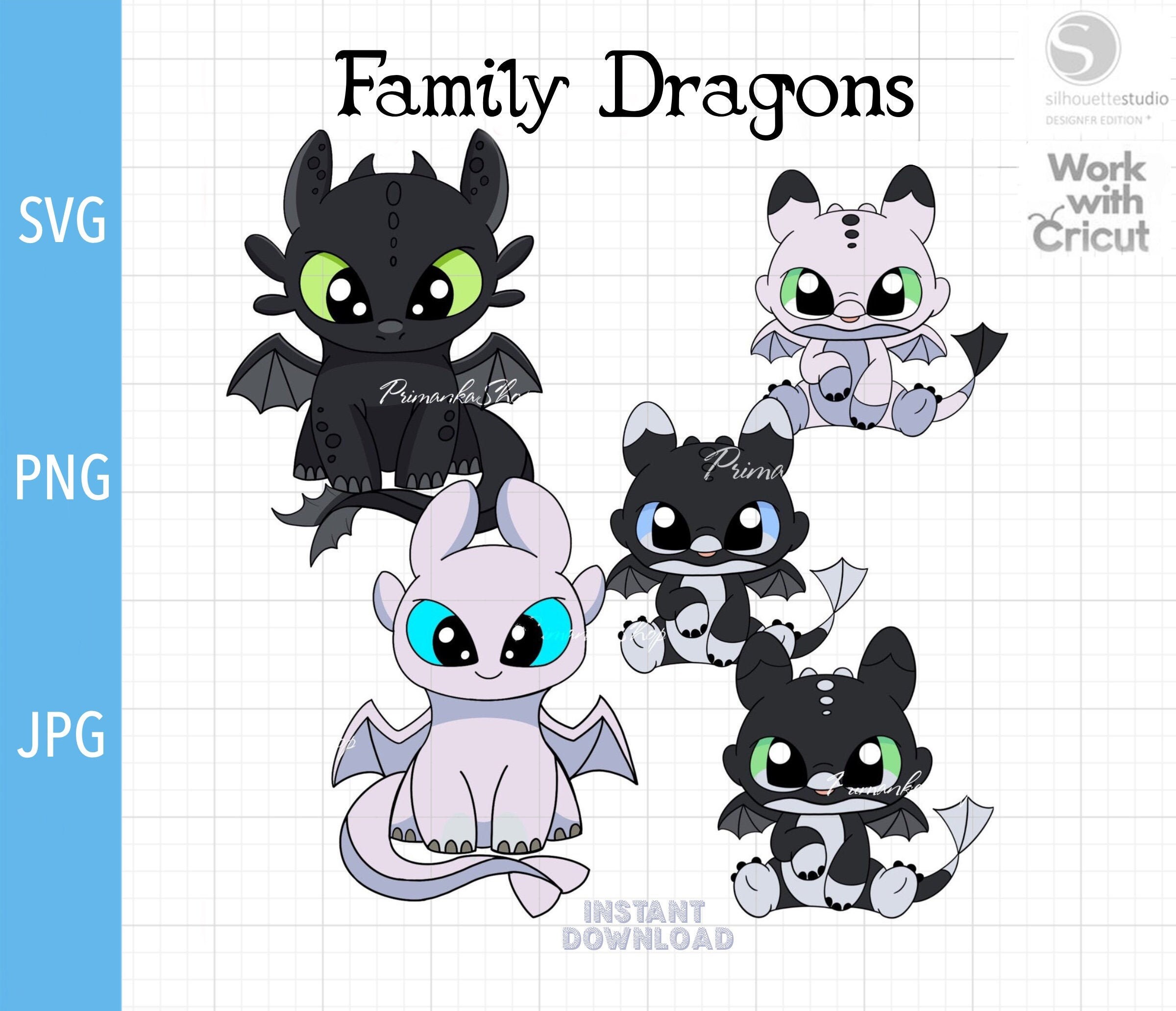 How To Train Your Dragon 3 Svg Cricut Toothless svg Night Fury ...