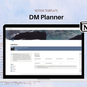 Ultimate DM Planner notion Template - Etsy