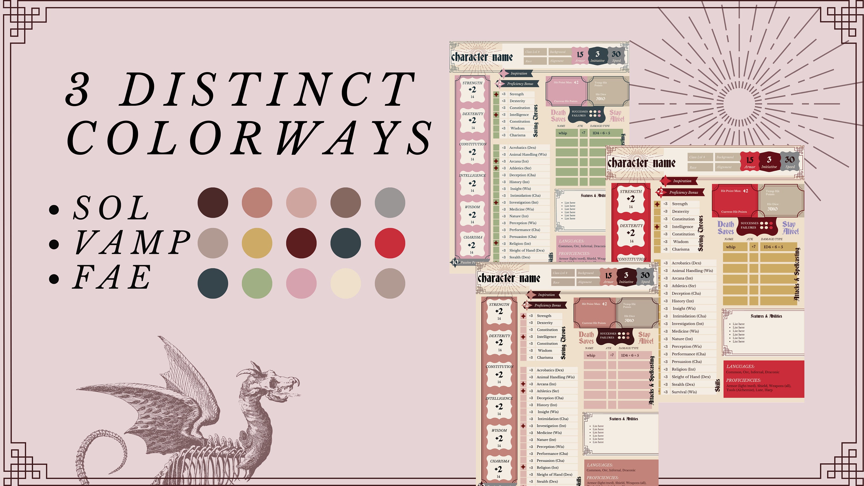 D&D Player Notebook (digital / Canva / PDF) - Etsy