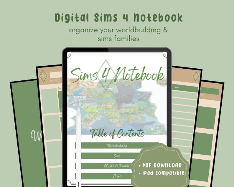 Sims Player Notebook - Etsy