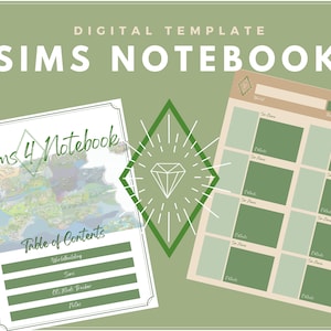 Sims Player Notebook - Etsy
