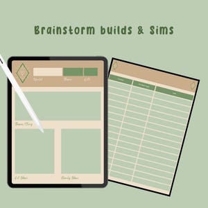 Sims Player Notebook - Etsy