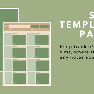 Sims Player Notebook - Etsy