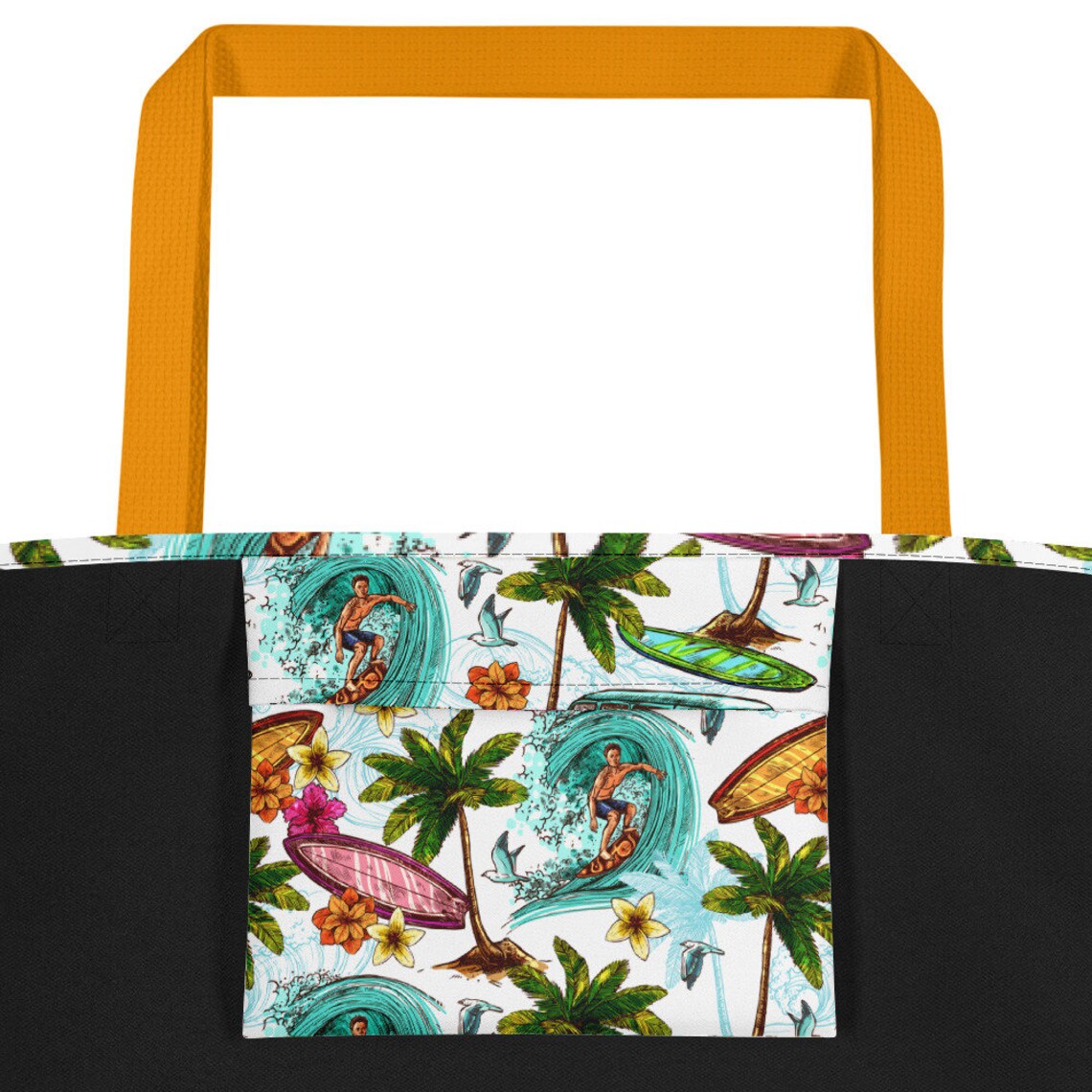 Vintage Surfer Style Beach Bag - Etsy