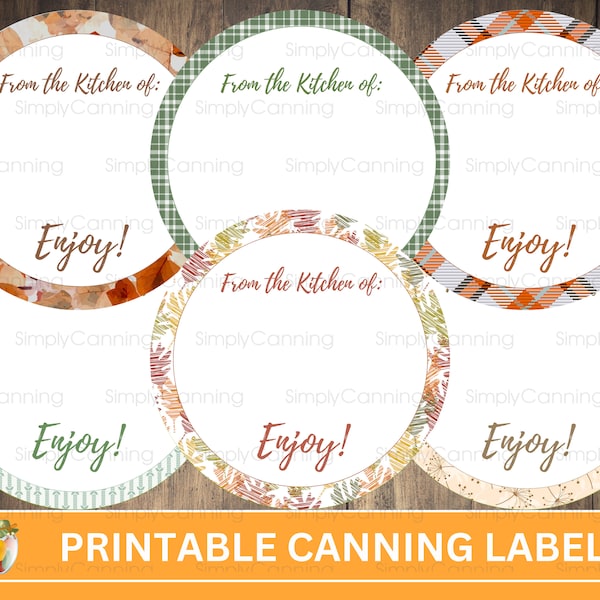 Canning Jar Labels - Etsy