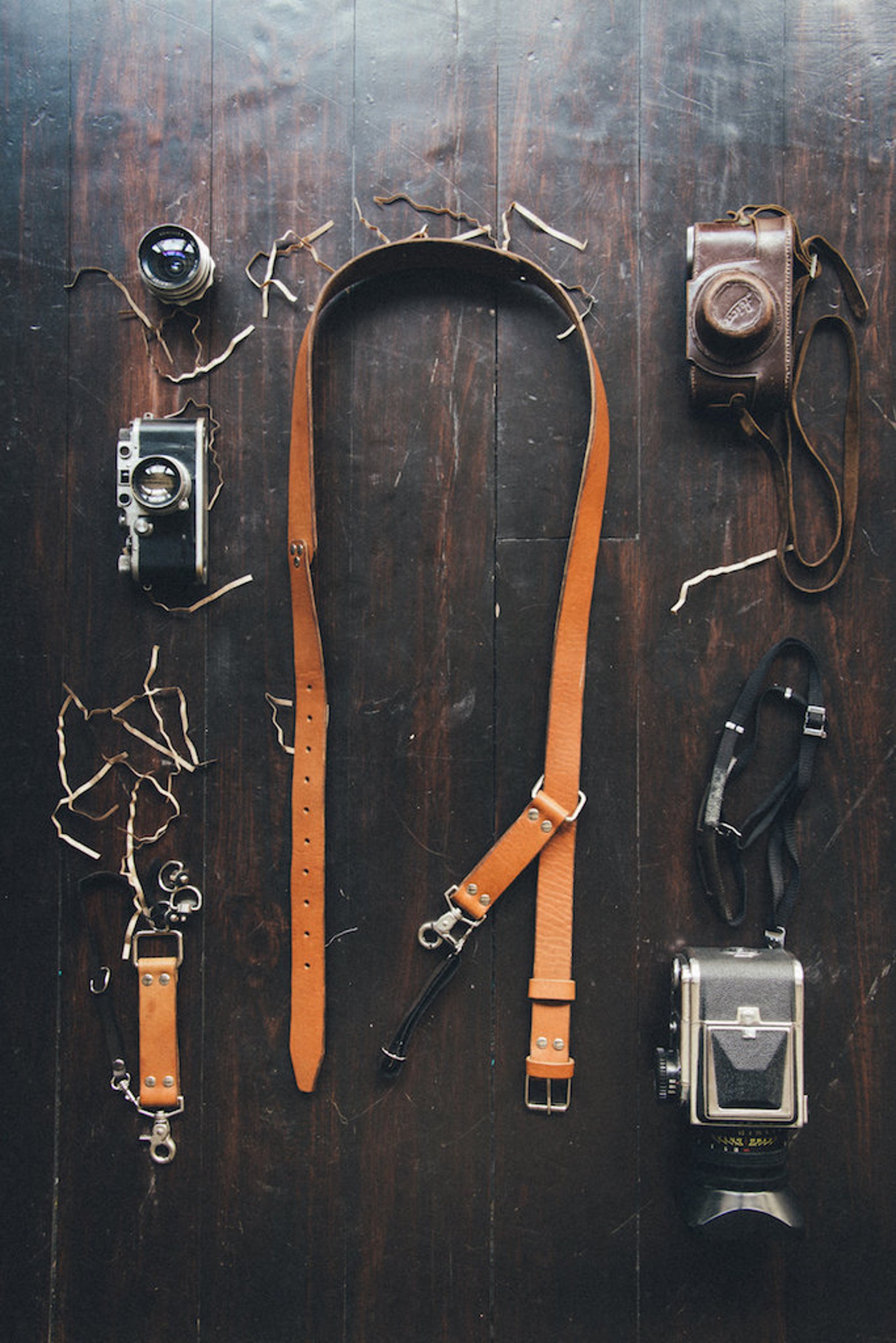 Single Camera Strap, Leather Camera Strap, One Camera Harness, Leather ...