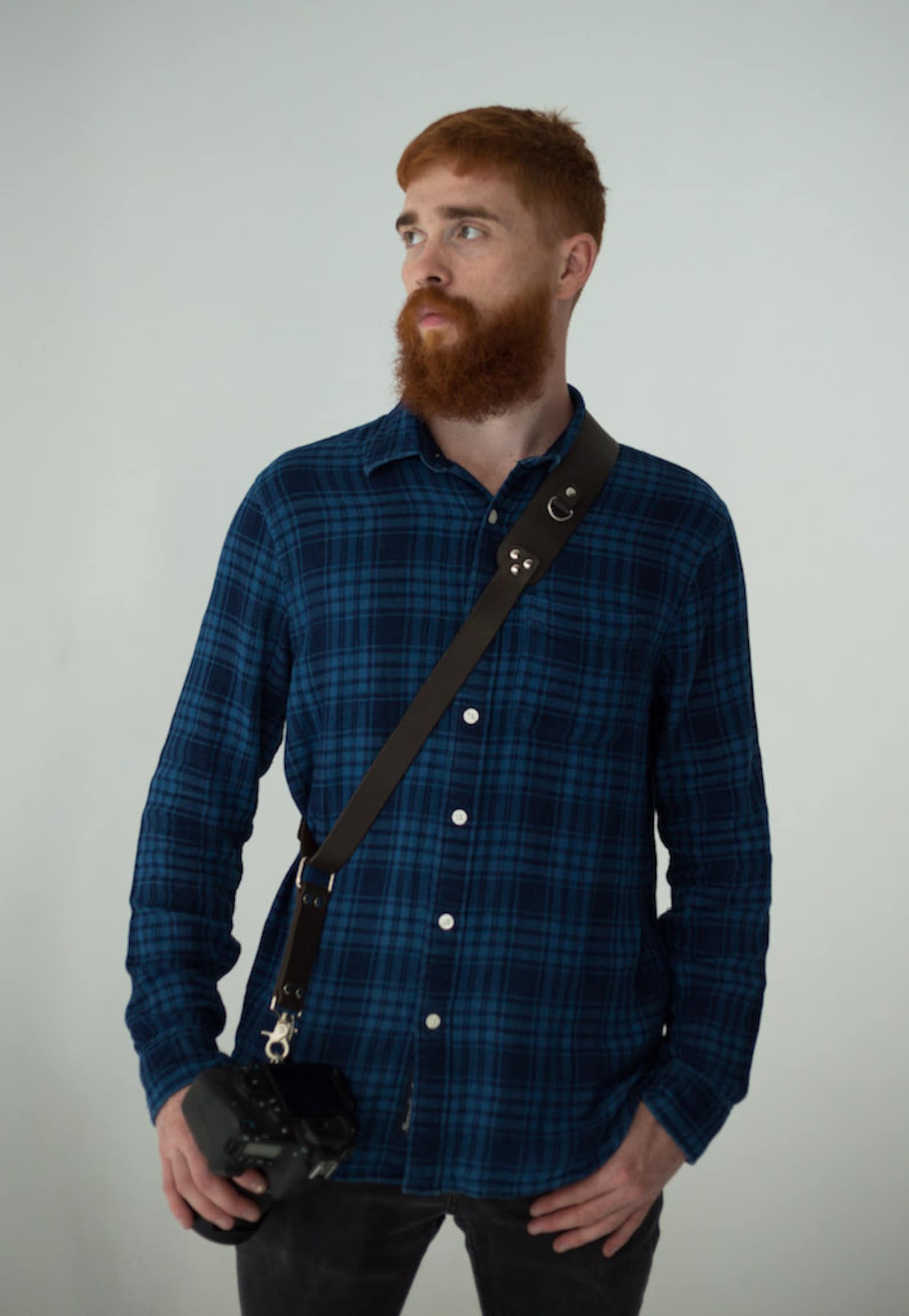 Single Camera Strap, Leather Camera Strap, One Camera Harness, Leather ...