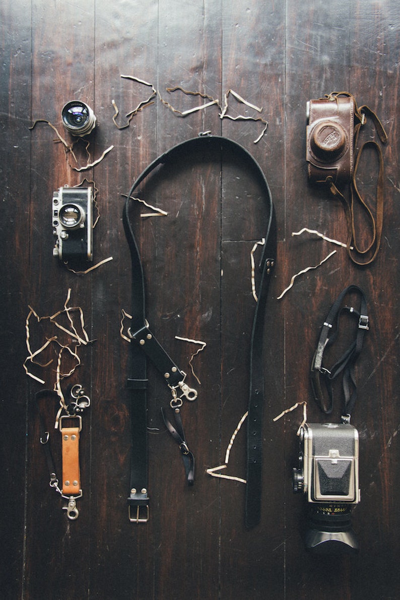 Single Camera Strap Leather Camera Strap One Camera Harness - Etsy