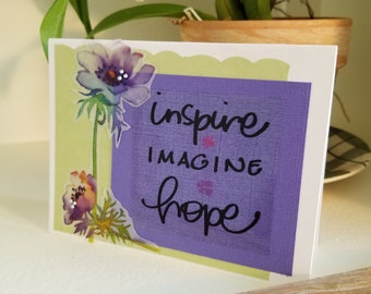 Items similar to Inspiration Quad Signs-Hope, Kindness, Inspire and ...