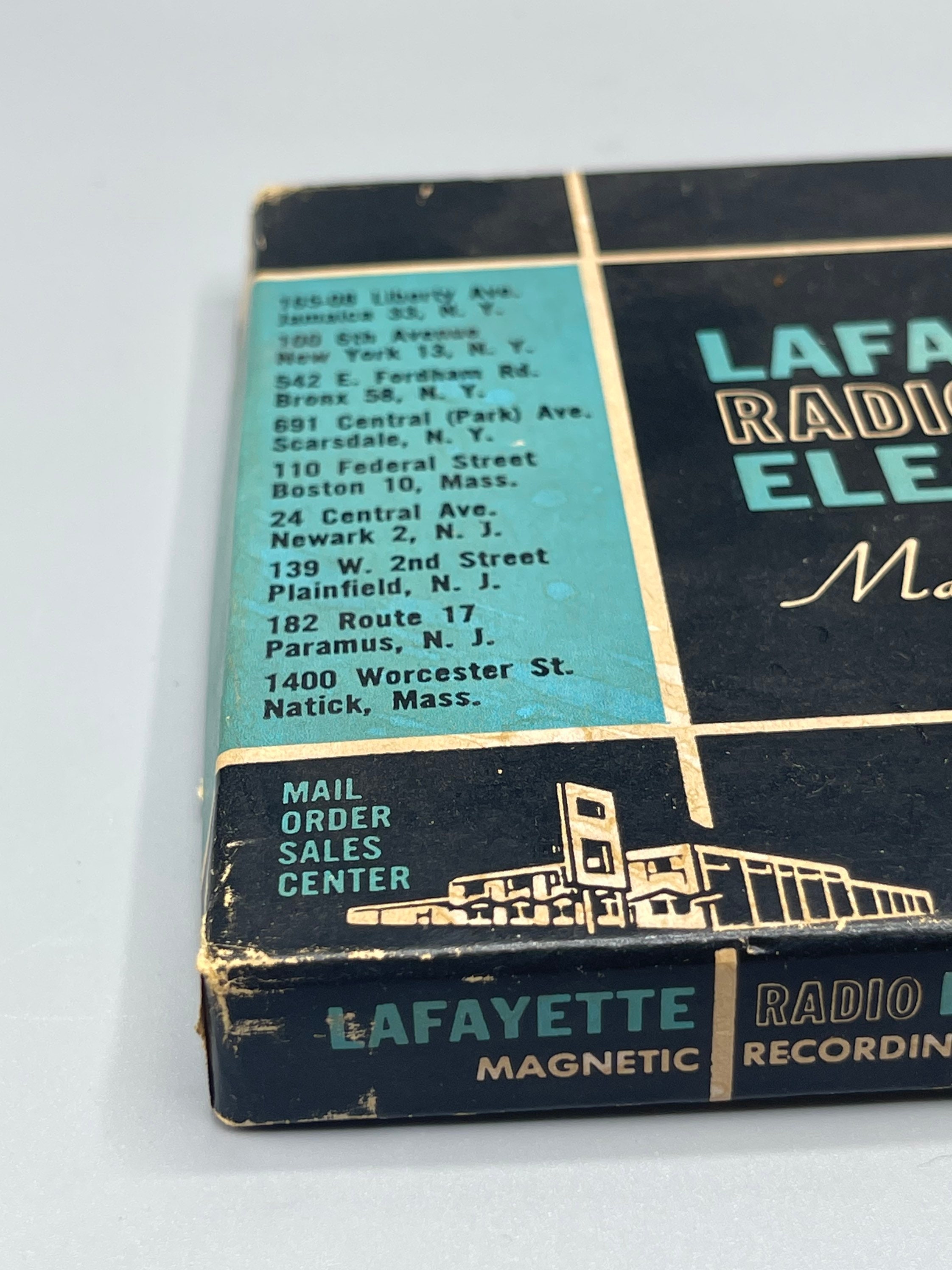 Vintage Lafayette Radio Electronics Magnetic Recording Tape. 600 ...